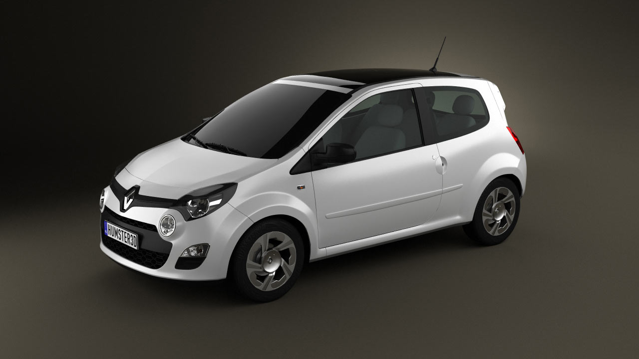 360 view of Renault Twingo 2013 3D model - 3DModels store