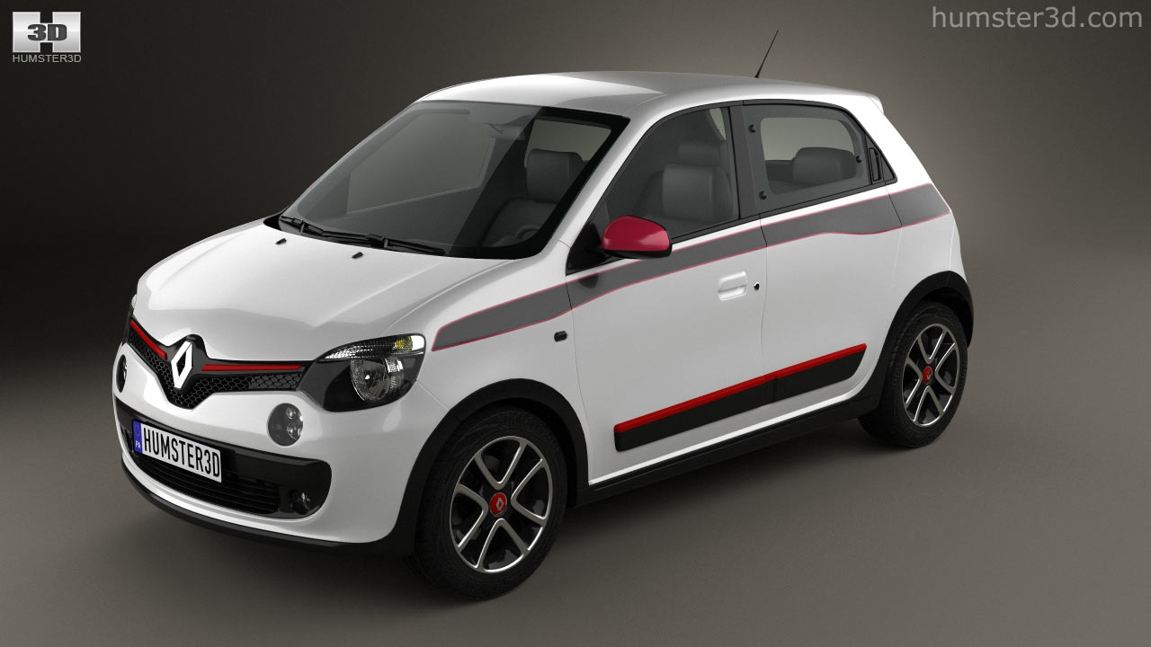 360 view of Renault Twingo 2017 3D model - 3DModels store