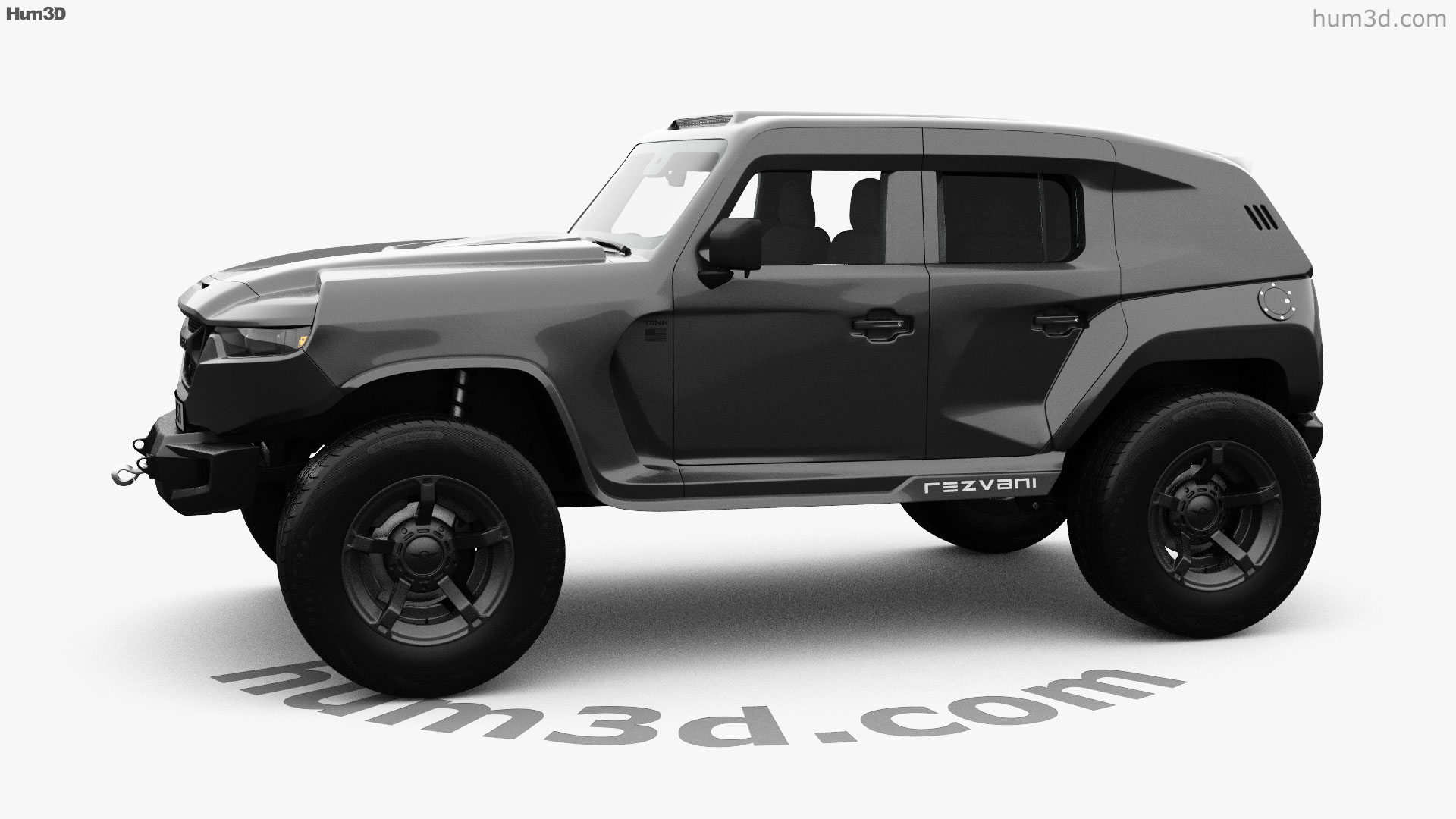 360 view of Rezvani-Motors Tank 2024 3D model - 3DModels store