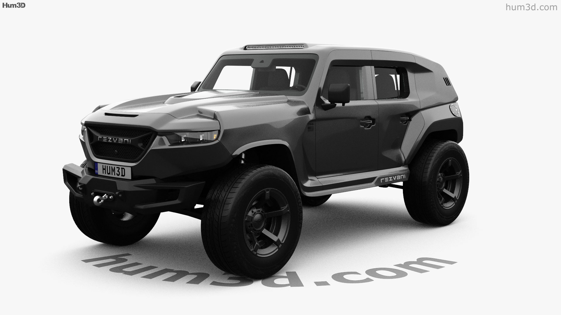 360 view of Rezvani-Motors Tank 2024 3D model - 3DModels store