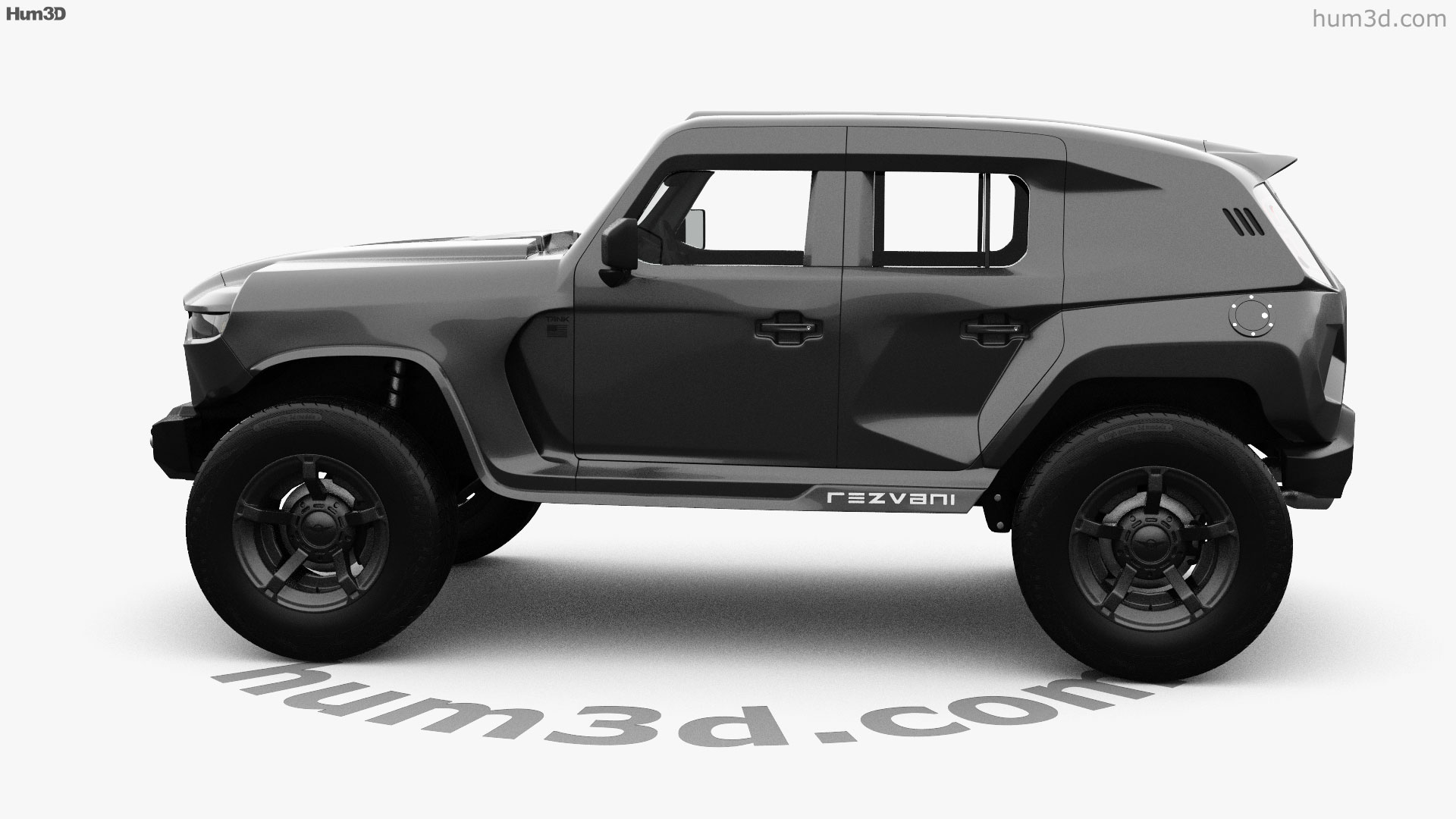 360 view of Rezvani-Motors Tank 2024 3D model - 3DModels store
