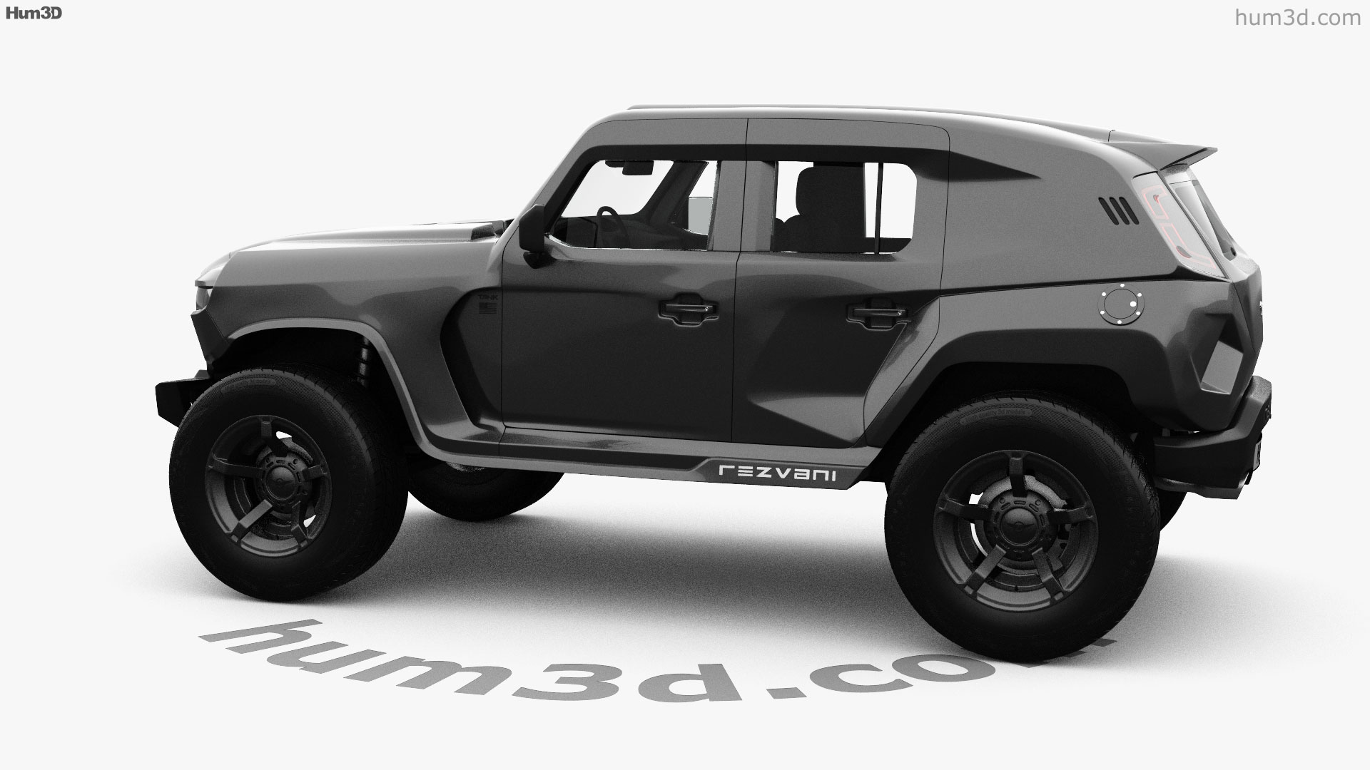 360 view of Rezvani-Motors Tank 2024 3D model - 3DModels store