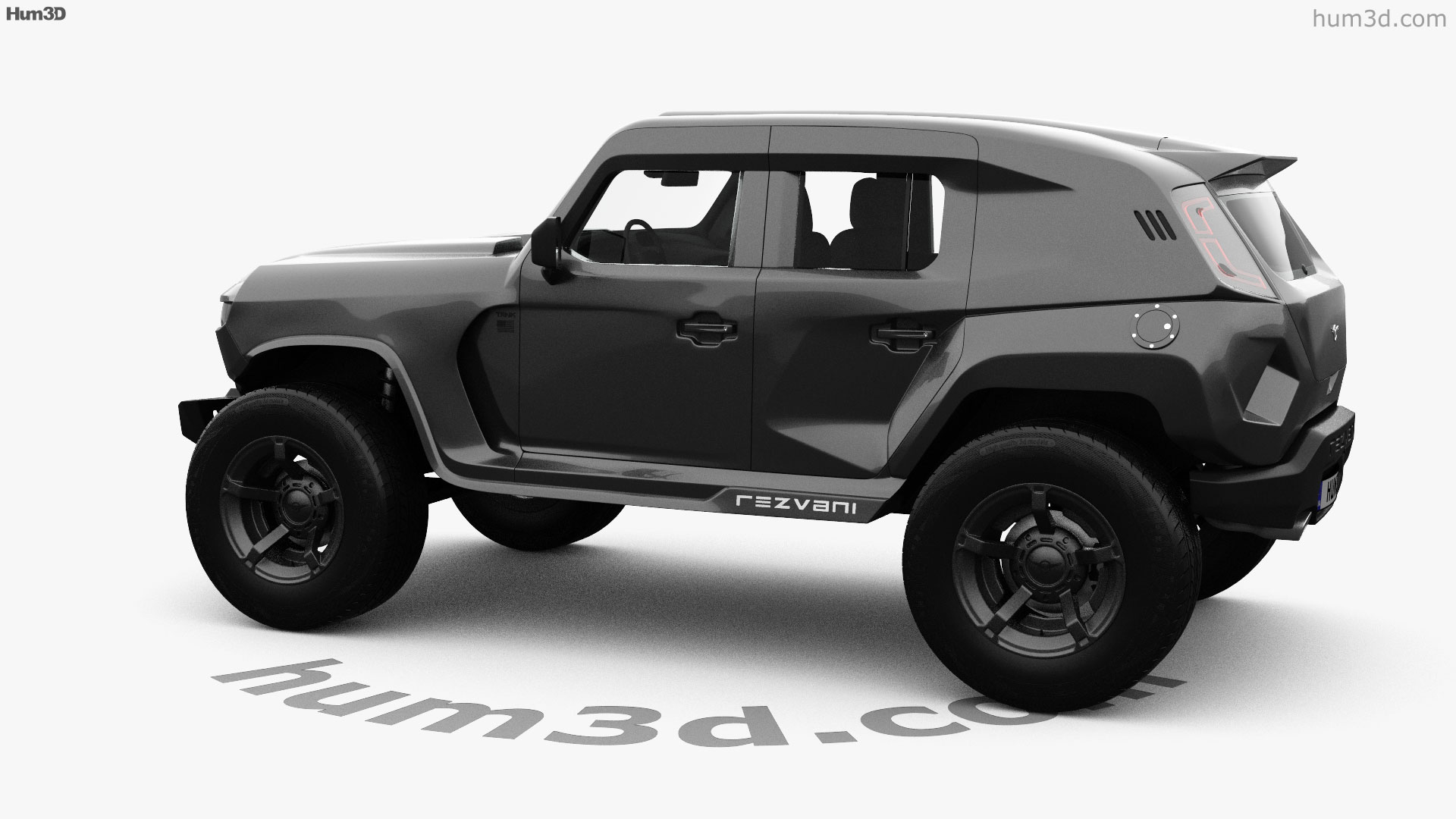 360 view of Rezvani-Motors Tank 2024 3D model - 3DModels store