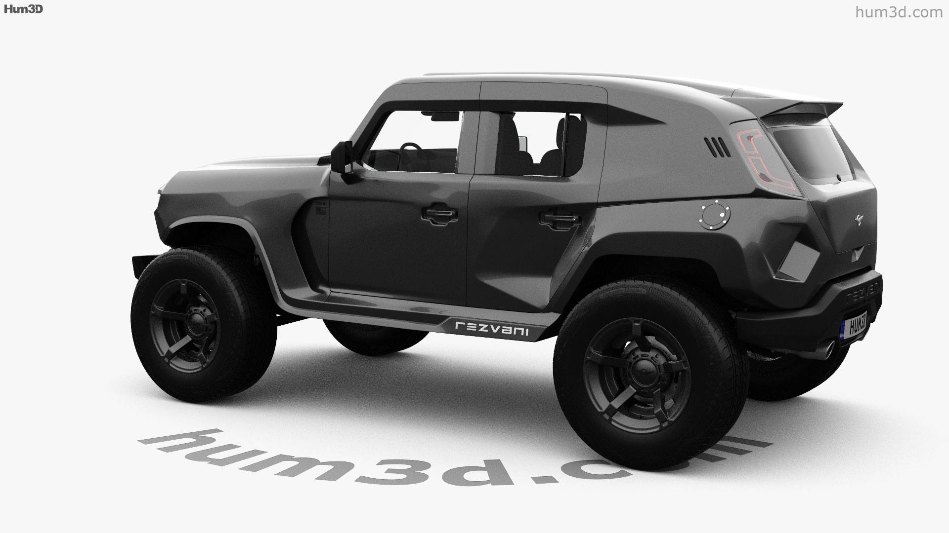 360 view of Rezvani-Motors Tank 2024 3D model - 3DModels store