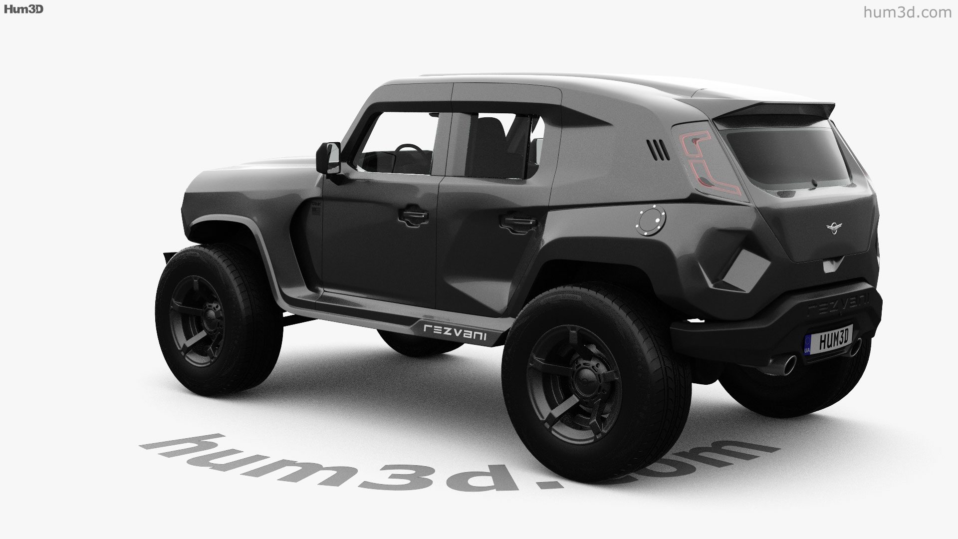 360 view of Rezvani-Motors Tank 2024 3D model - 3DModels store