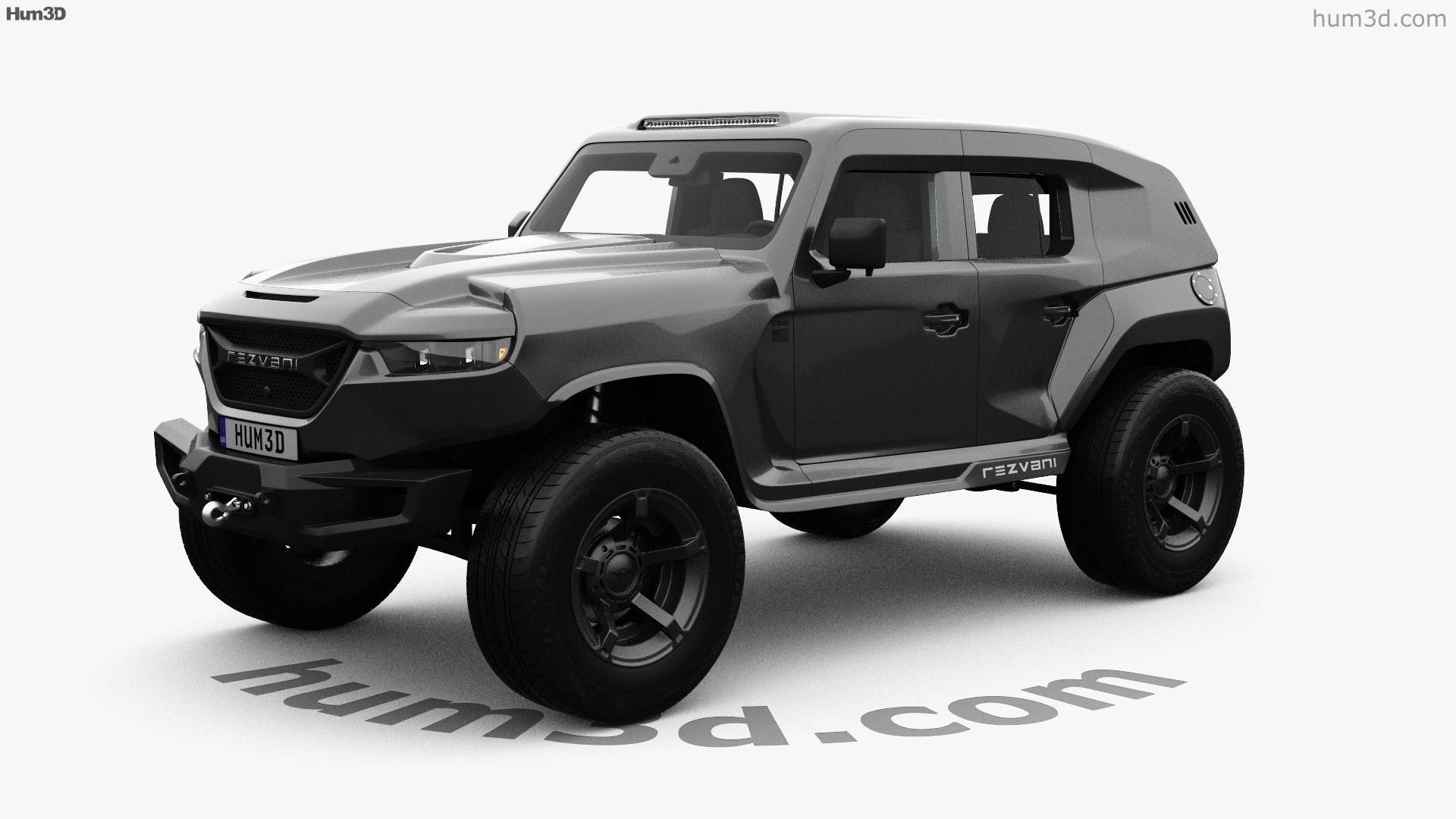 360 view of Rezvani-Motors Tank 2024 3D model - 3DModels store