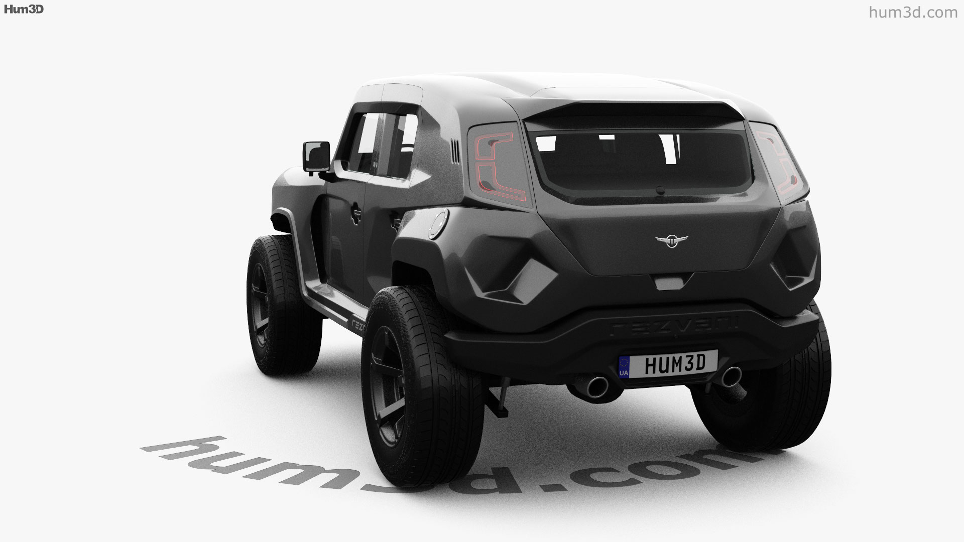 360 view of Rezvani-Motors Tank 2024 3D model - 3DModels store