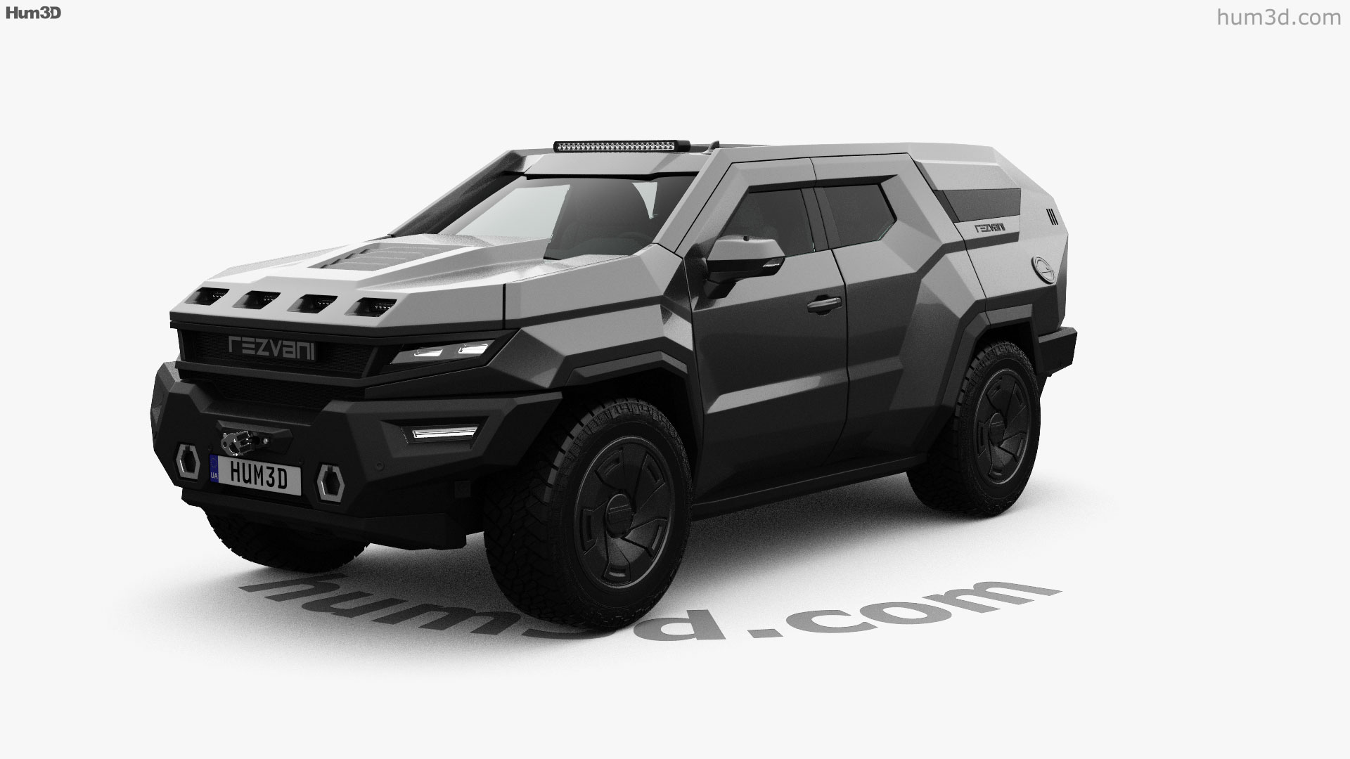 360 view of Rezvani-Motors Vengeance 2025 3D model - 3DModels store