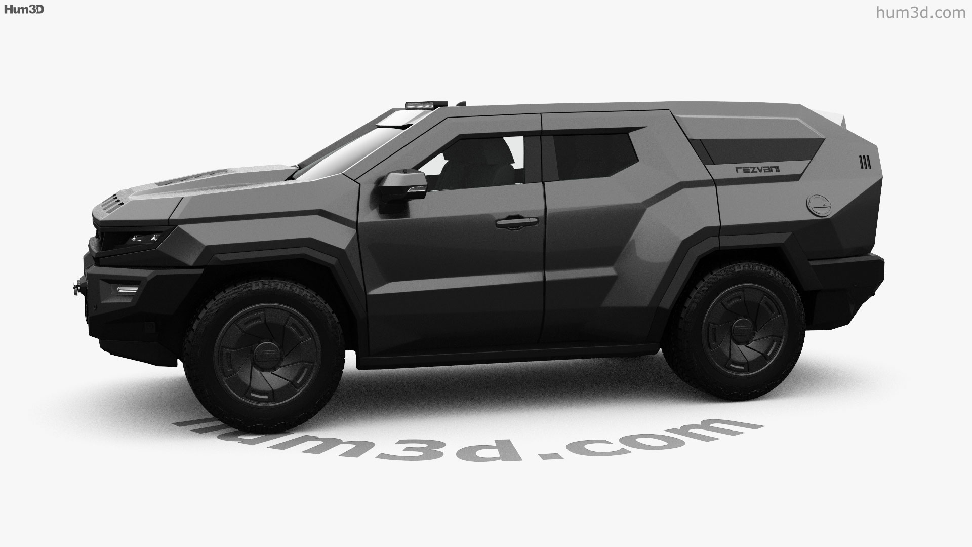 360 view of Rezvani-Motors Vengeance 2024 3D model - 3DModels store