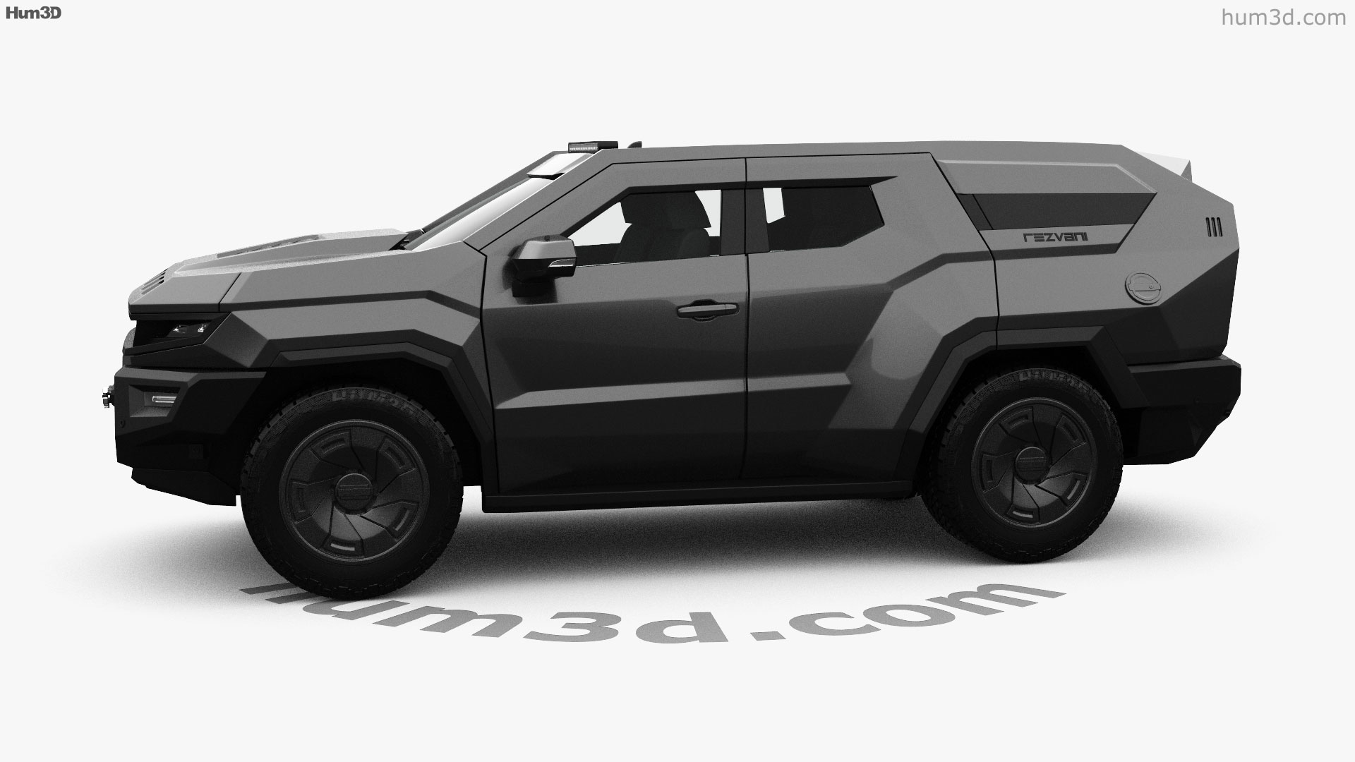 360 view of Rezvani-Motors Vengeance 2024 3D model - 3DModels store