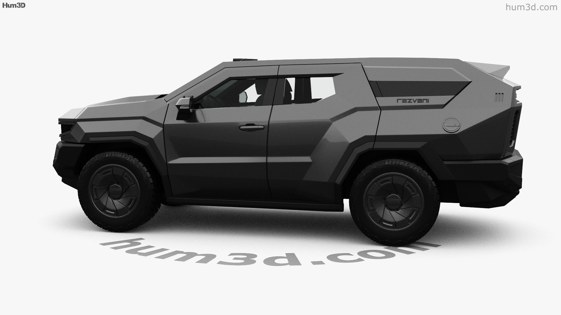 360 view of Rezvani-Motors Vengeance 2024 3D model - 3DModels store