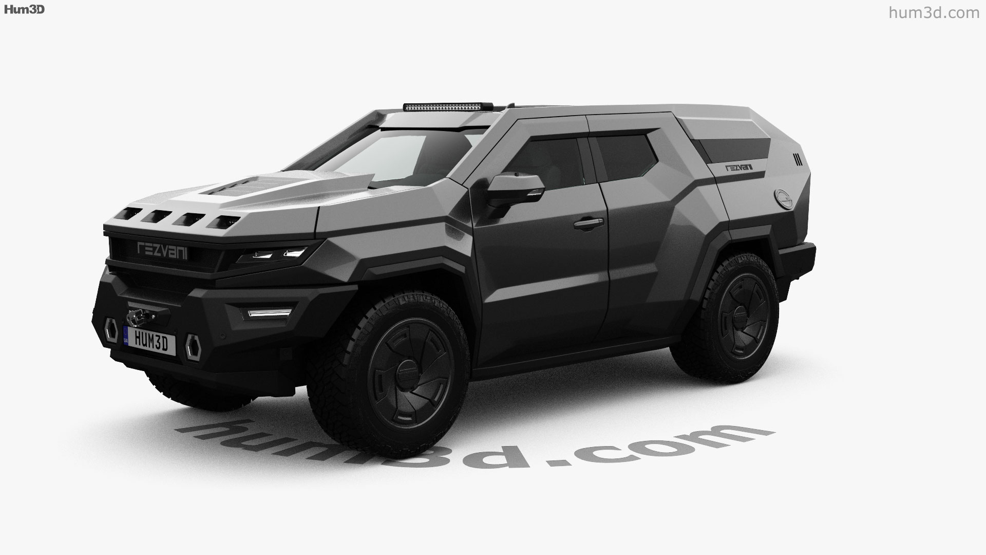 360 view of Rezvani-Motors Vengeance 2024 3D model - 3DModels store