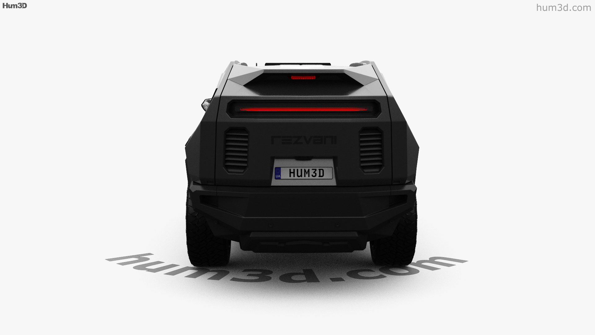 360 view of Rezvani-Motors Vengeance 2024 3D model - 3DModels store