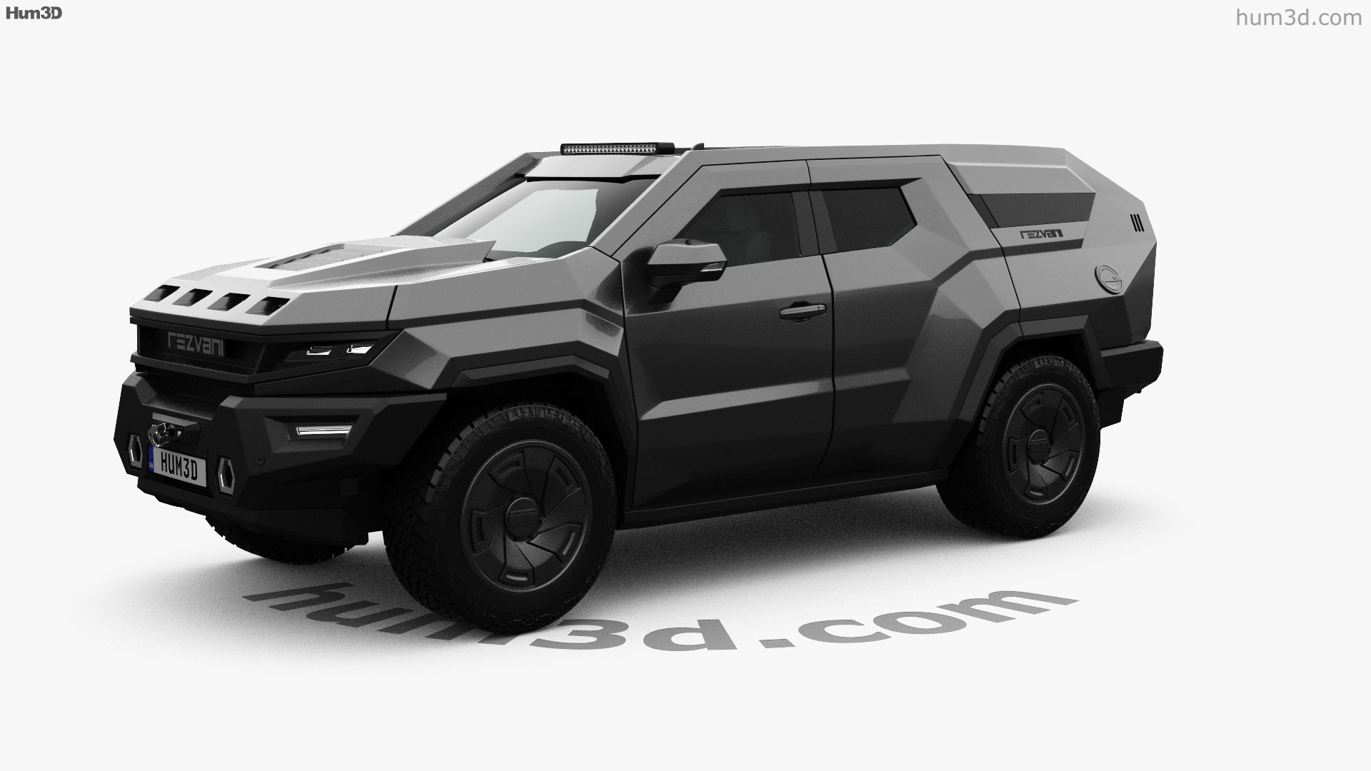360 view of Rezvani-Motors Vengeance 2024 3D model - 3DModels store