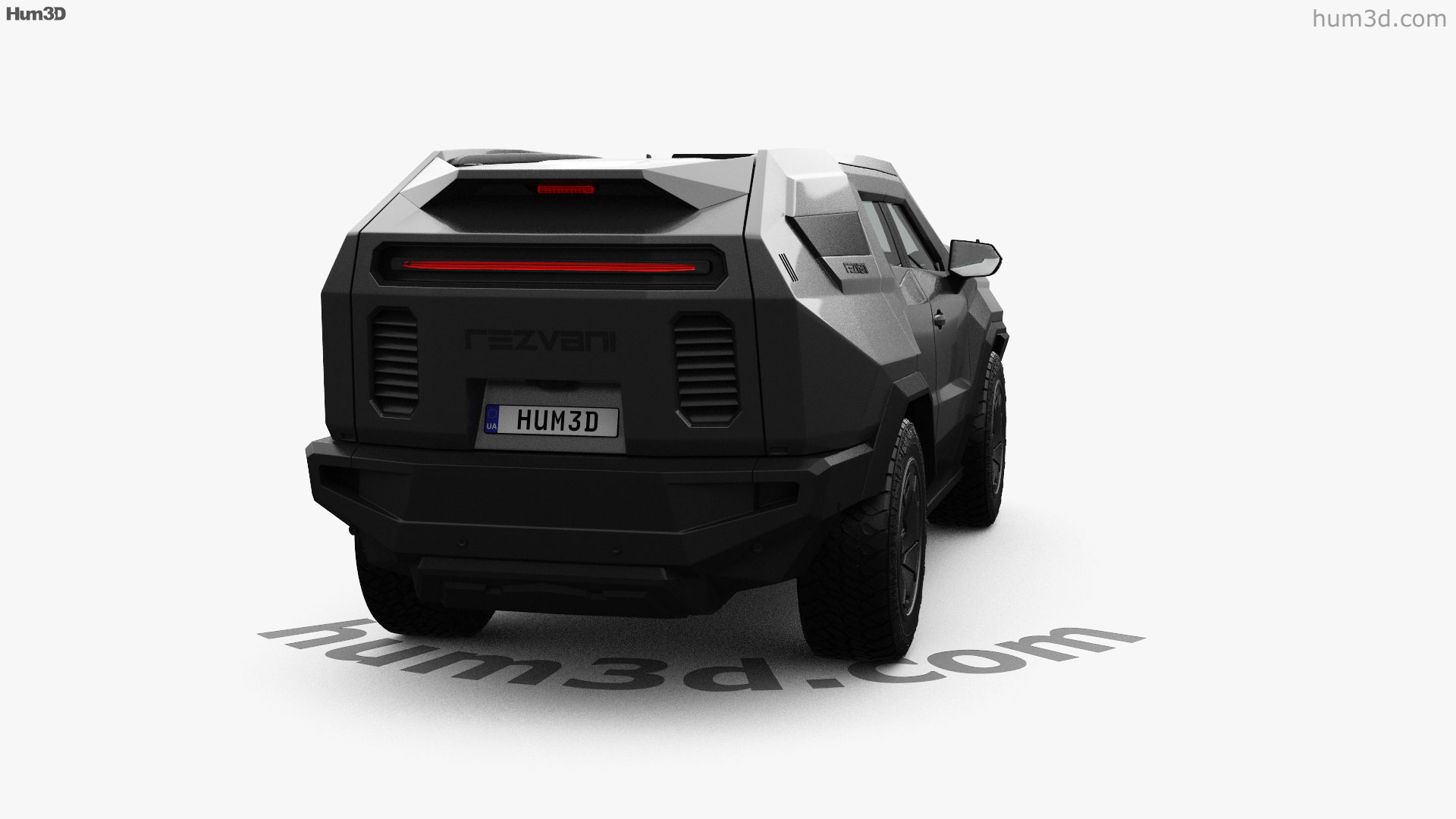 360 view of Rezvani-Motors Vengeance 2024 3D model - 3DModels store