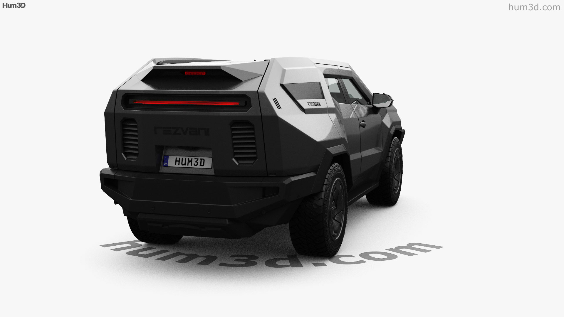 360 view of Rezvani-Motors Vengeance 2024 3D model - 3DModels store