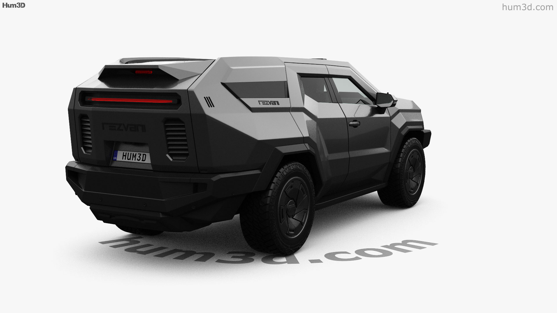 360 view of Rezvani-Motors Vengeance 2024 3D model - 3DModels store