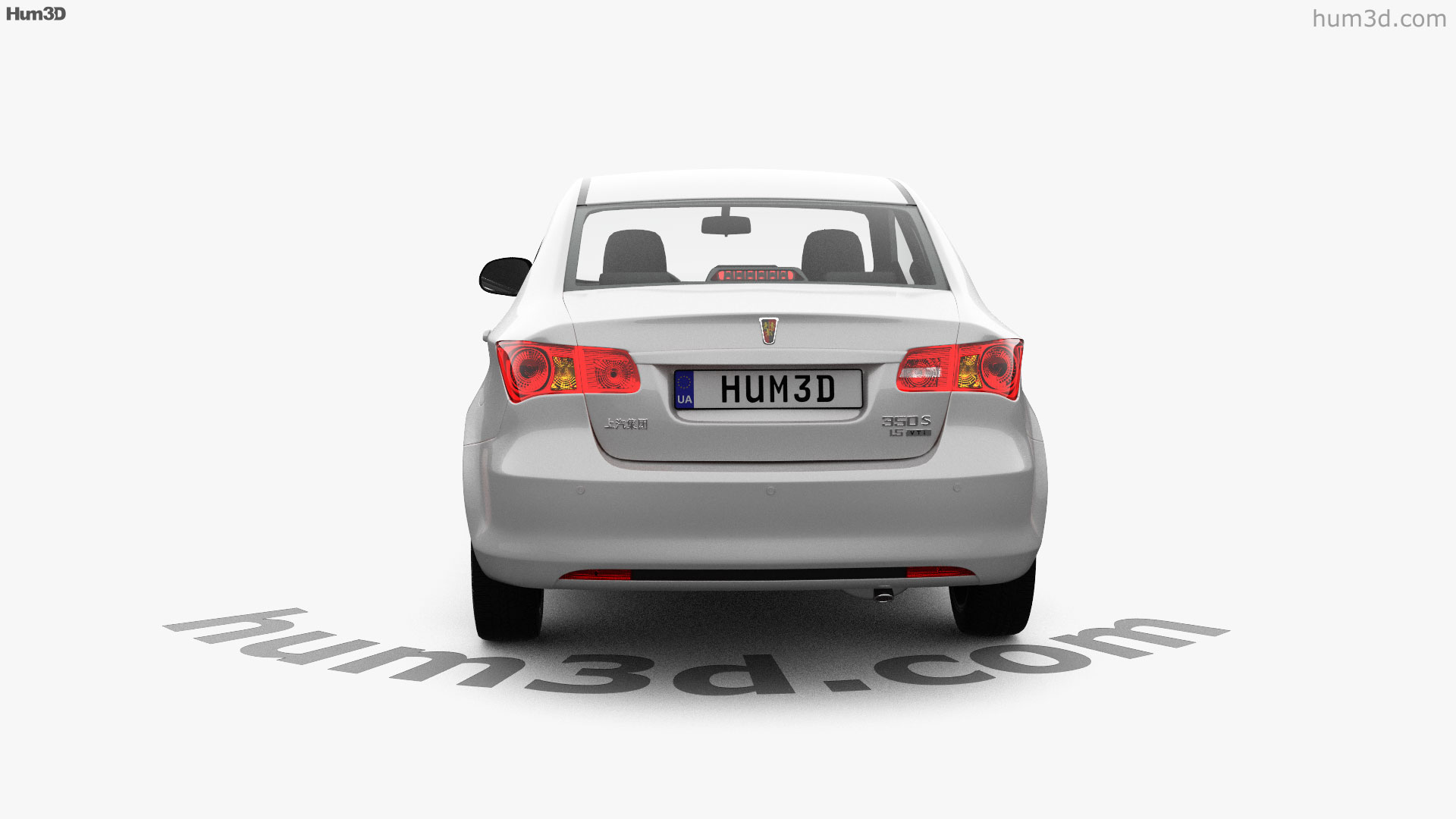 360 view of Roewe 350 2014 3D model - 3DModels store