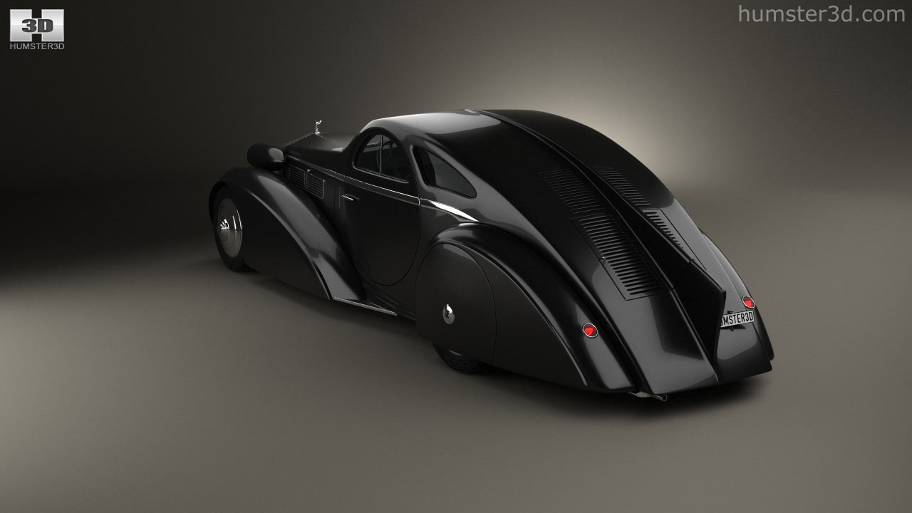 360 view of Rolls-Royce Phantom Jonckheere Coupe 1934 3D model ...