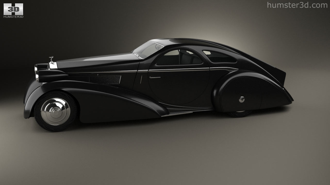 360 view of Rolls-Royce Phantom Jonckheere Coupe 1934 3D model ...