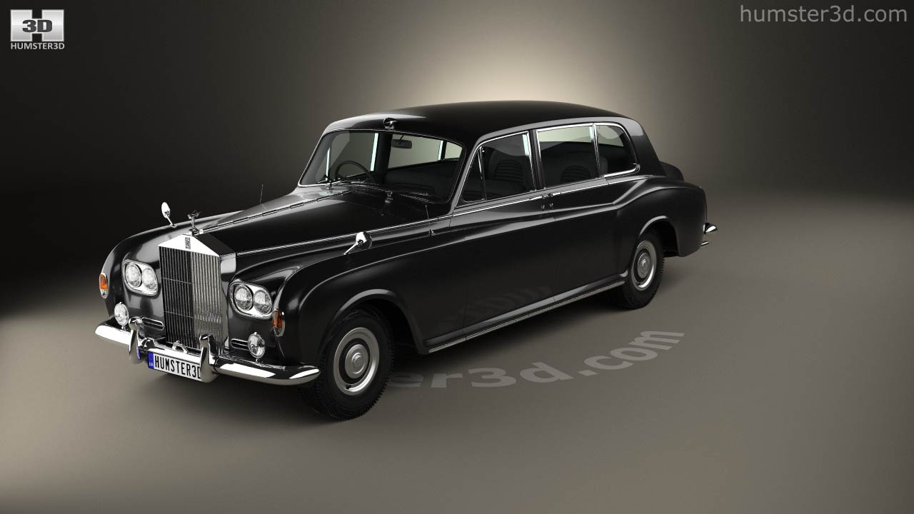 360 view of Rolls-Royce Phantom Park Ward Limousine 1963 3D model ...