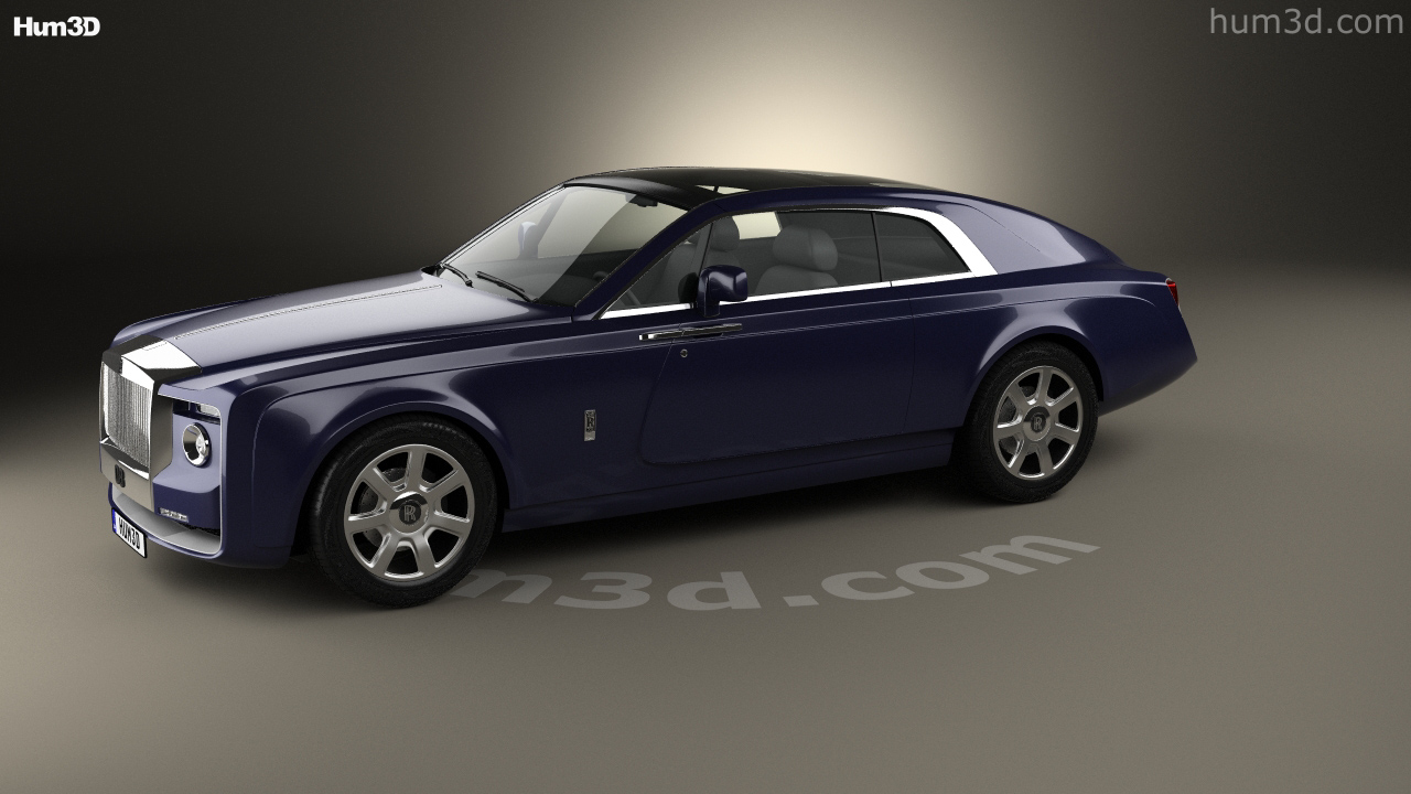 360 view of Rolls-Royce Sweptail 2017 3D model - 3DModels store