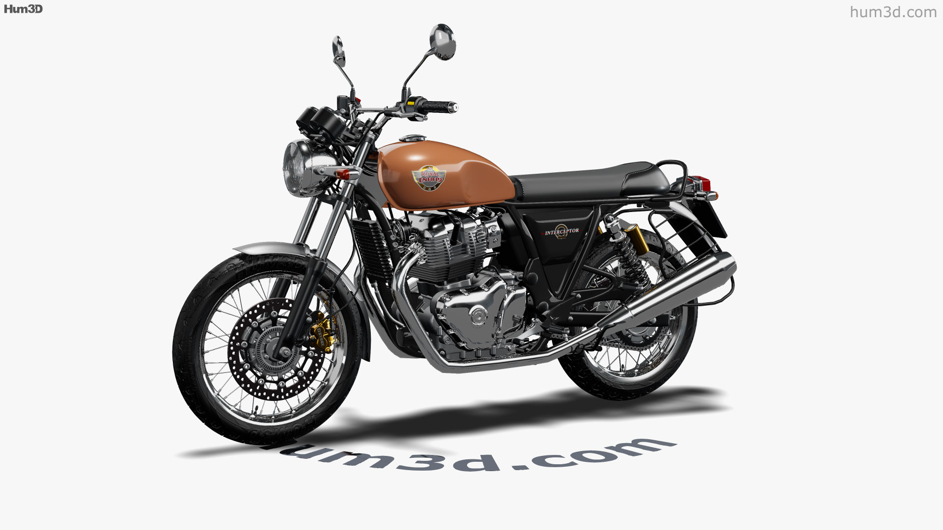 360 view of Royal Enfield Interceptor 650 2020 3D model - 3DModels store