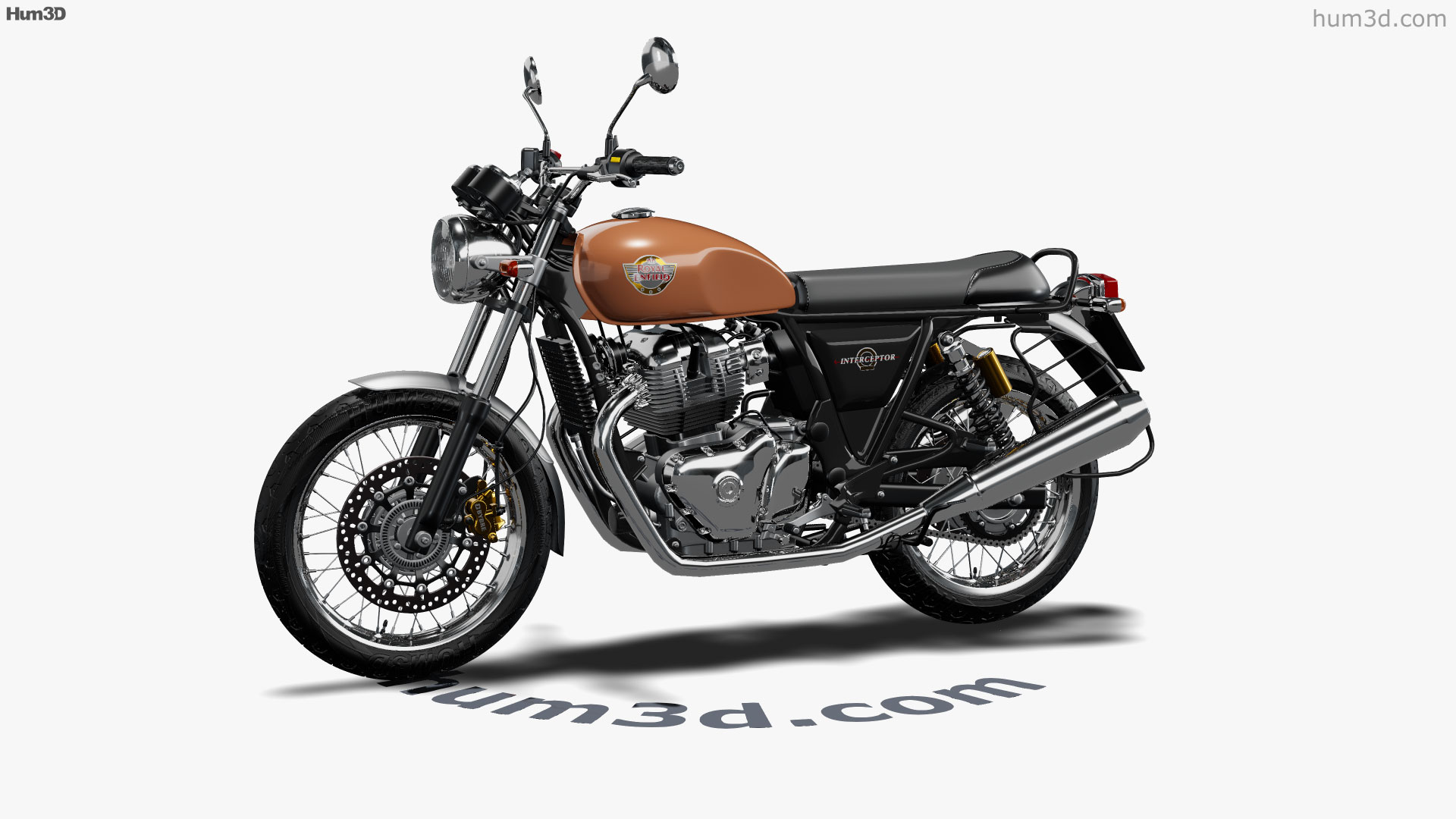 360 view of Royal Enfield Interceptor 650 2020 3D model - 3DModels store