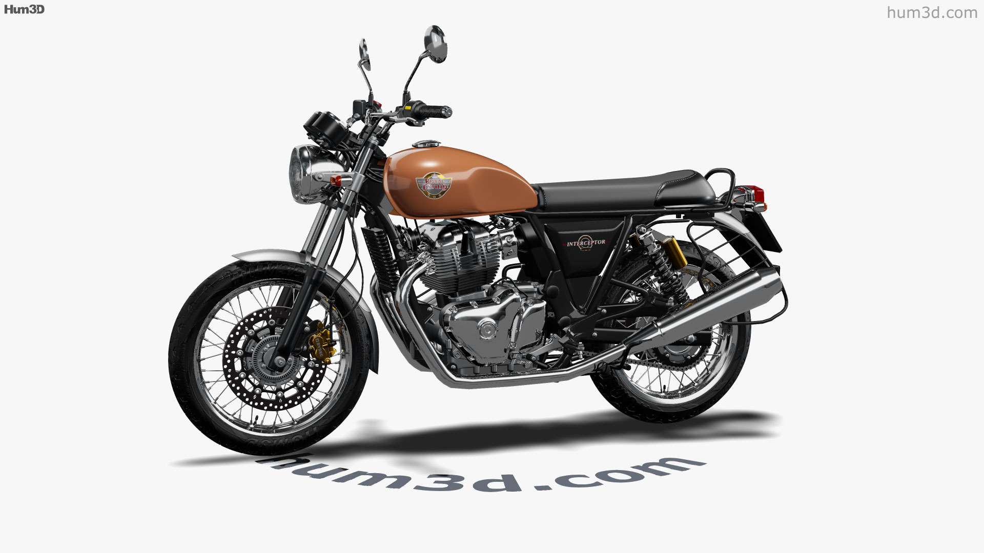 360 view of Royal Enfield Interceptor 650 2020 3D model - 3DModels store