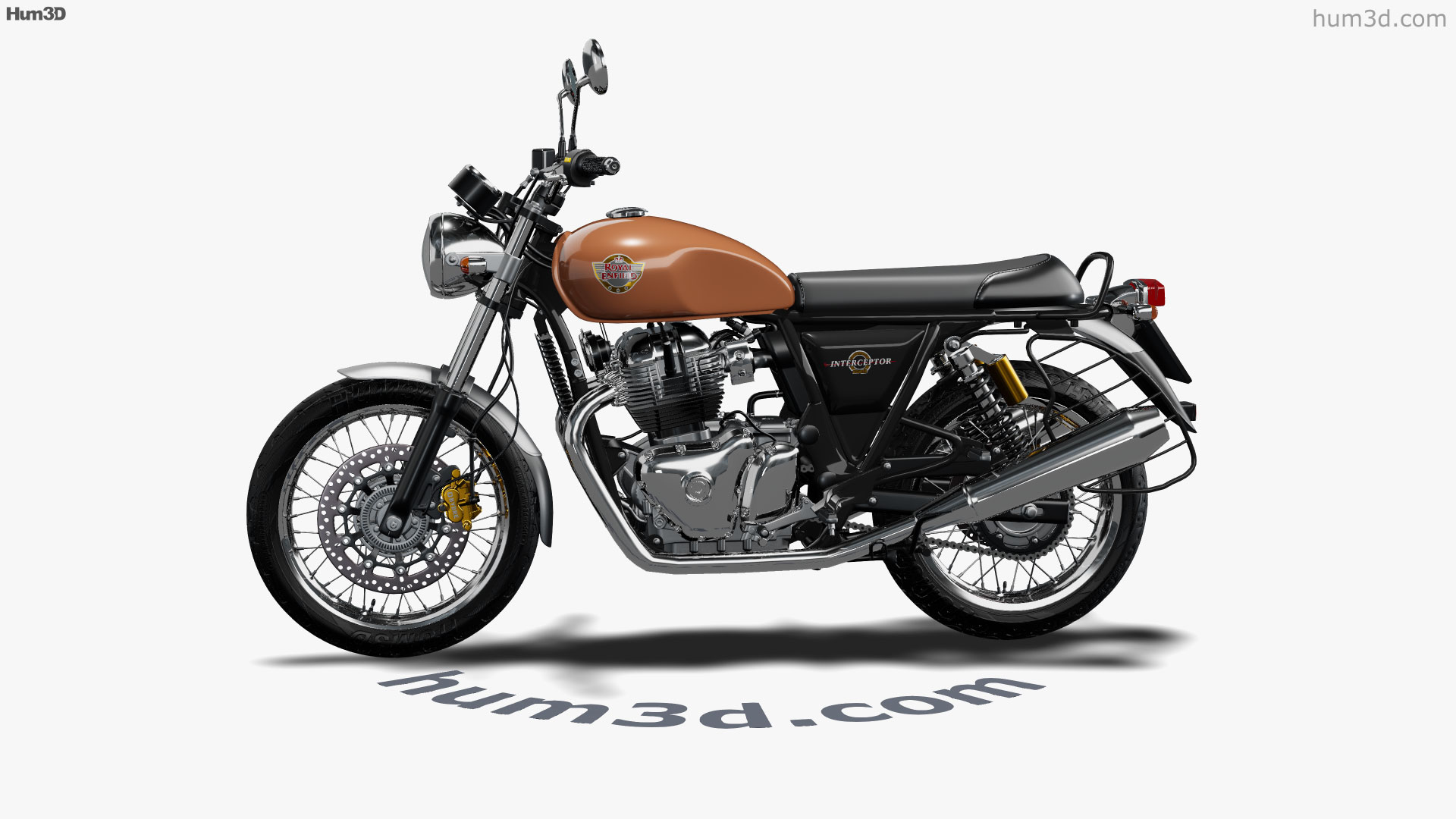 360 view of Royal Enfield Interceptor 650 2020 3D model - 3DModels store