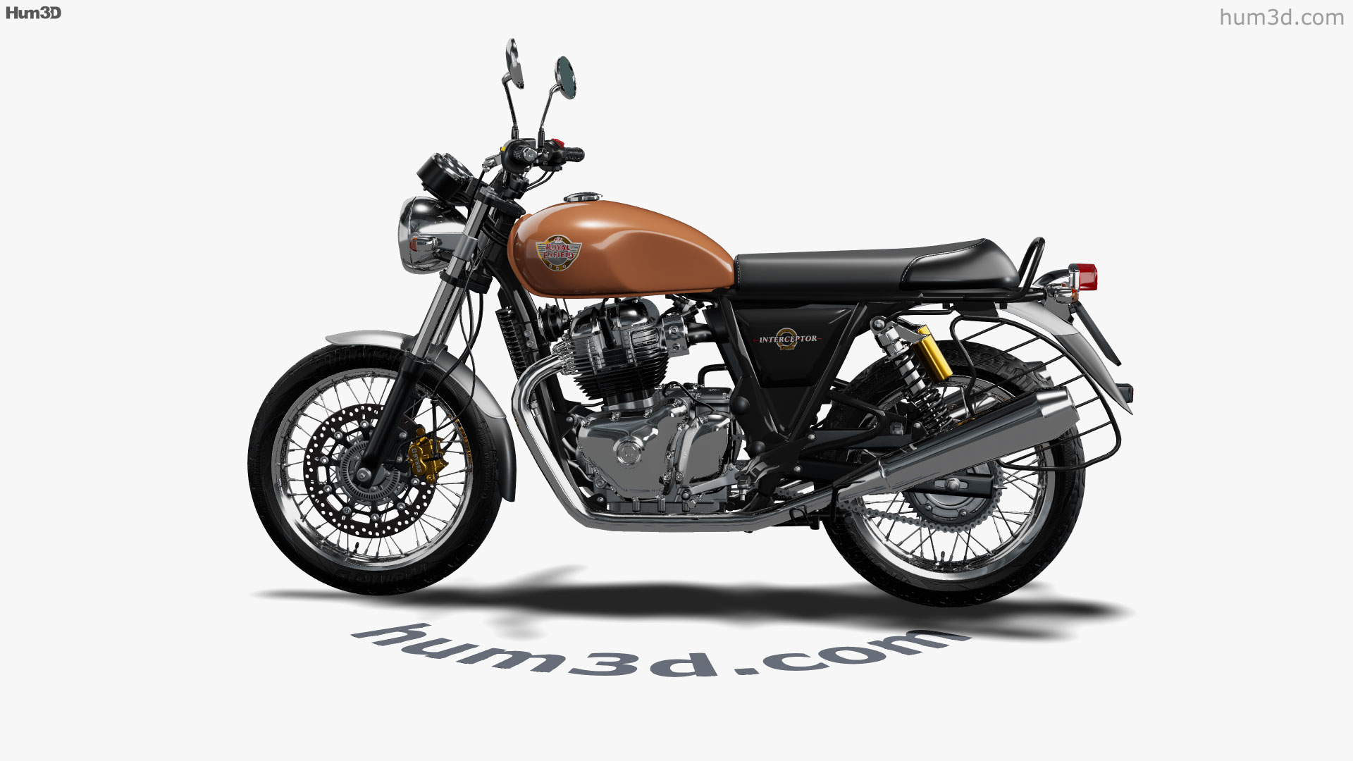 360 view of Royal Enfield Interceptor 650 2020 3D model - 3DModels store
