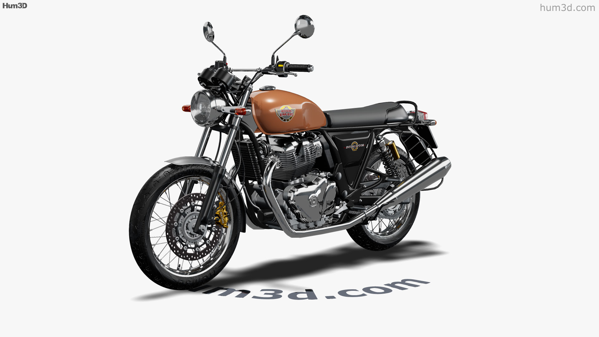 360 view of Royal Enfield Interceptor 650 2020 3D model - 3DModels store