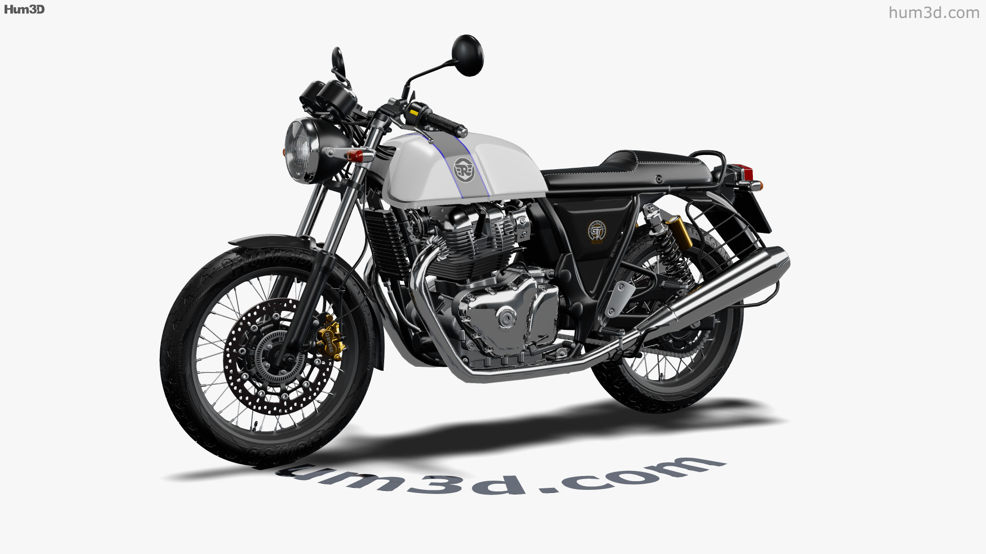 360 view of Royal Enfield Continental GT650 2019 3D model - 3DModels store