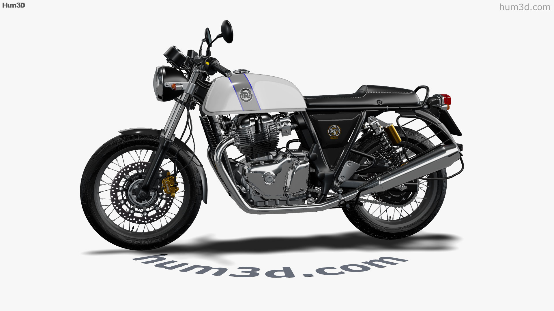 360 view of Royal Enfield Continental GT650 2019 3D model - 3DModels store