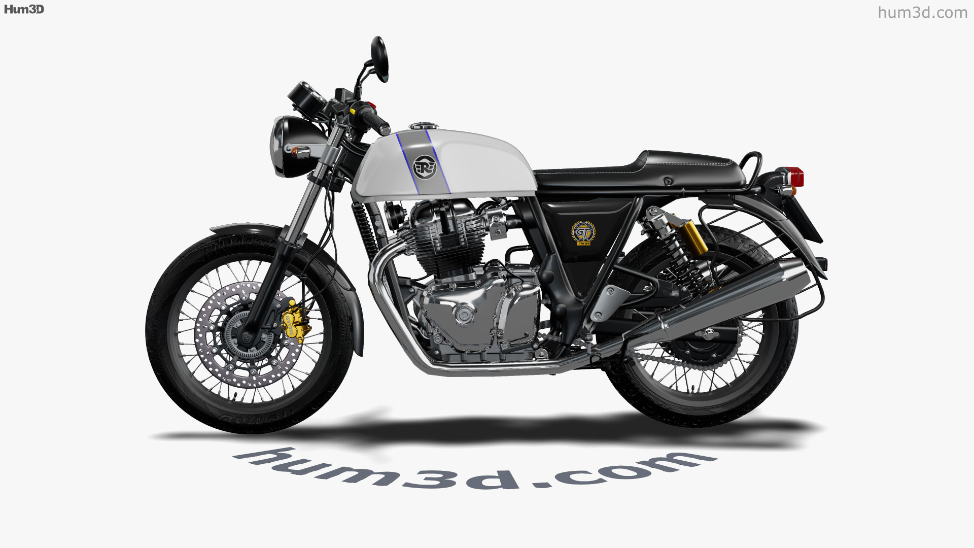 360 view of Royal Enfield Continental GT650 2019 3D model - 3DModels store
