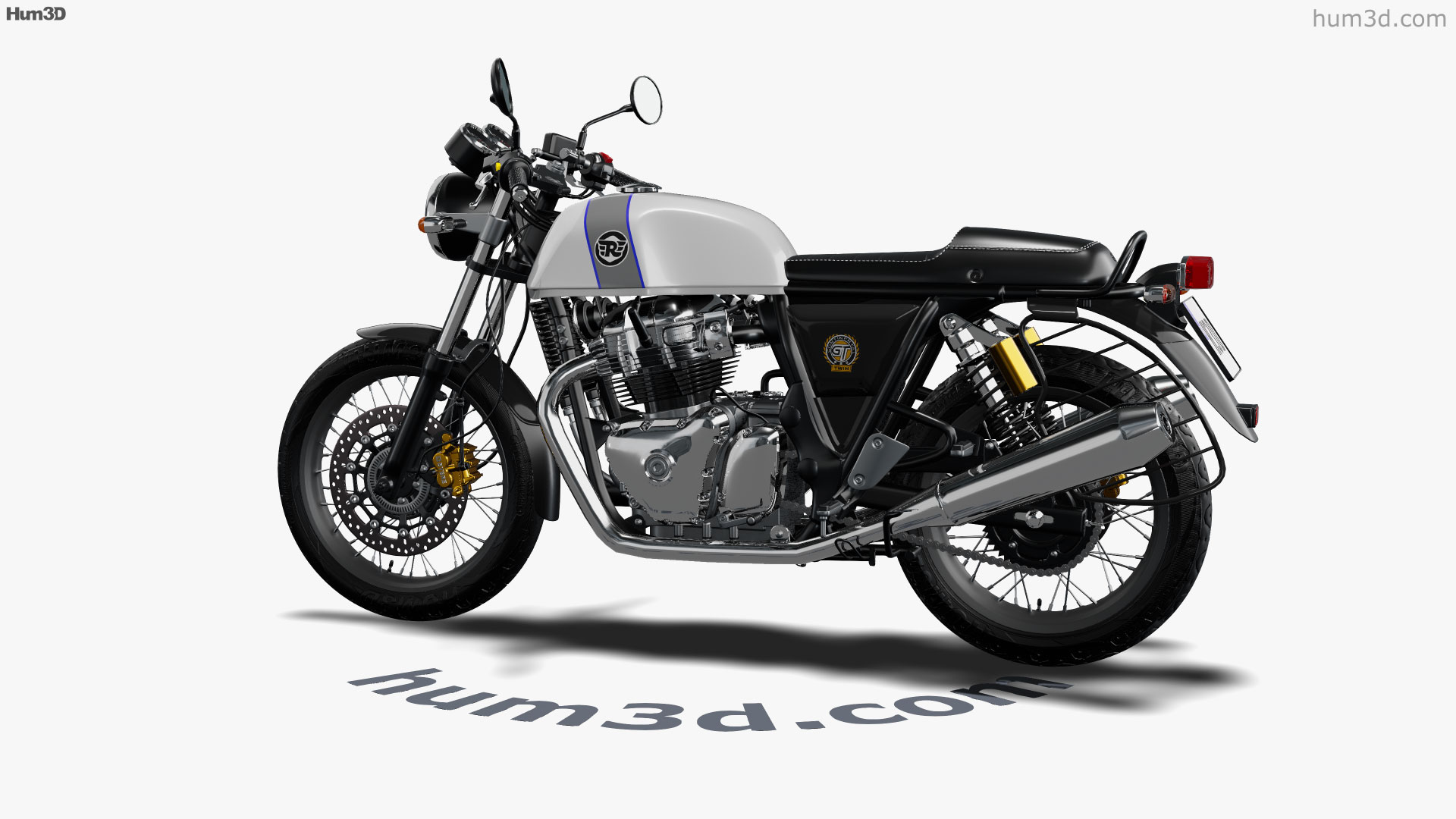 360 view of Royal Enfield Continental GT650 2019 3D model - 3DModels store