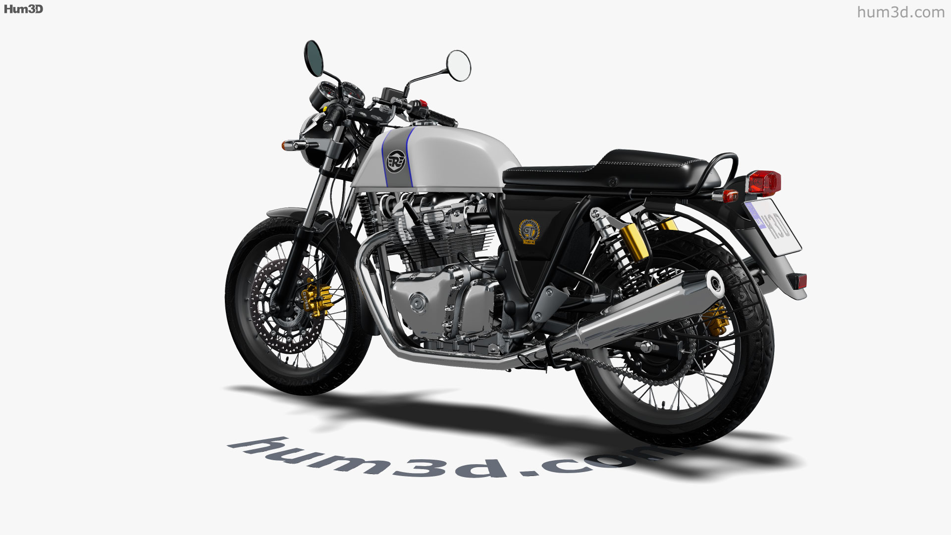 360 view of Royal Enfield Continental GT650 2019 3D model - 3DModels store
