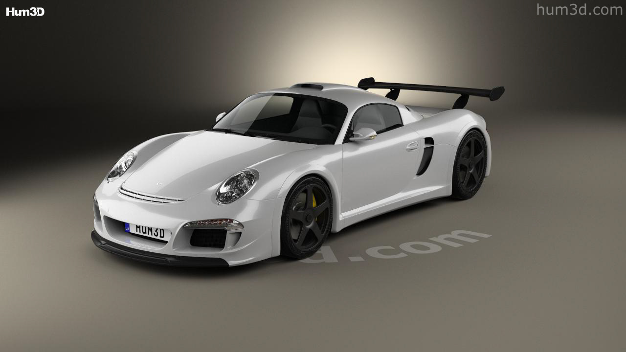360 view of Ruf CTR3 Clubsport 2015 3D model - 3DModels store