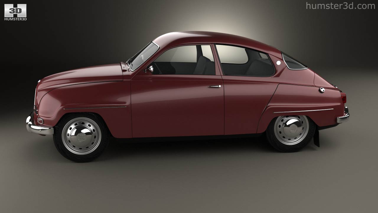 360 view of Saab 96 1960 3D model - 3DModels store