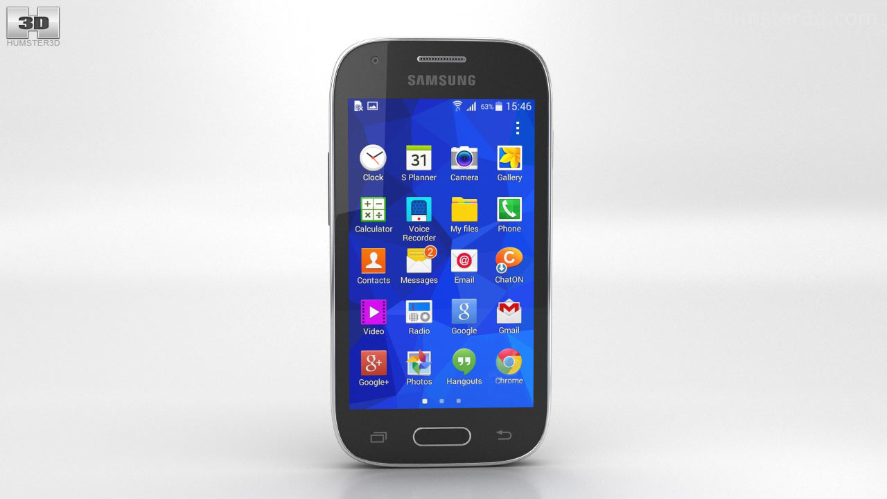 360 view of Samsung Galaxy Ace Style Dark Gray 3D model - 3DModels store