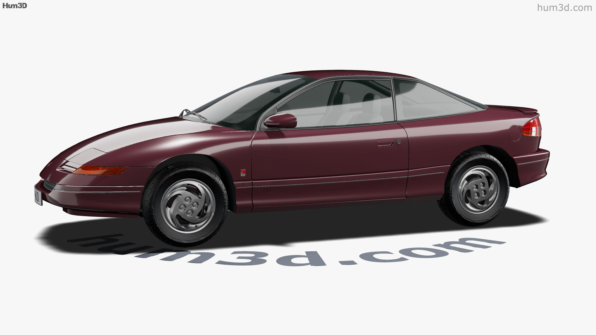 360 view of Saturn S-series SC2 1996 3D model - 3DModels store