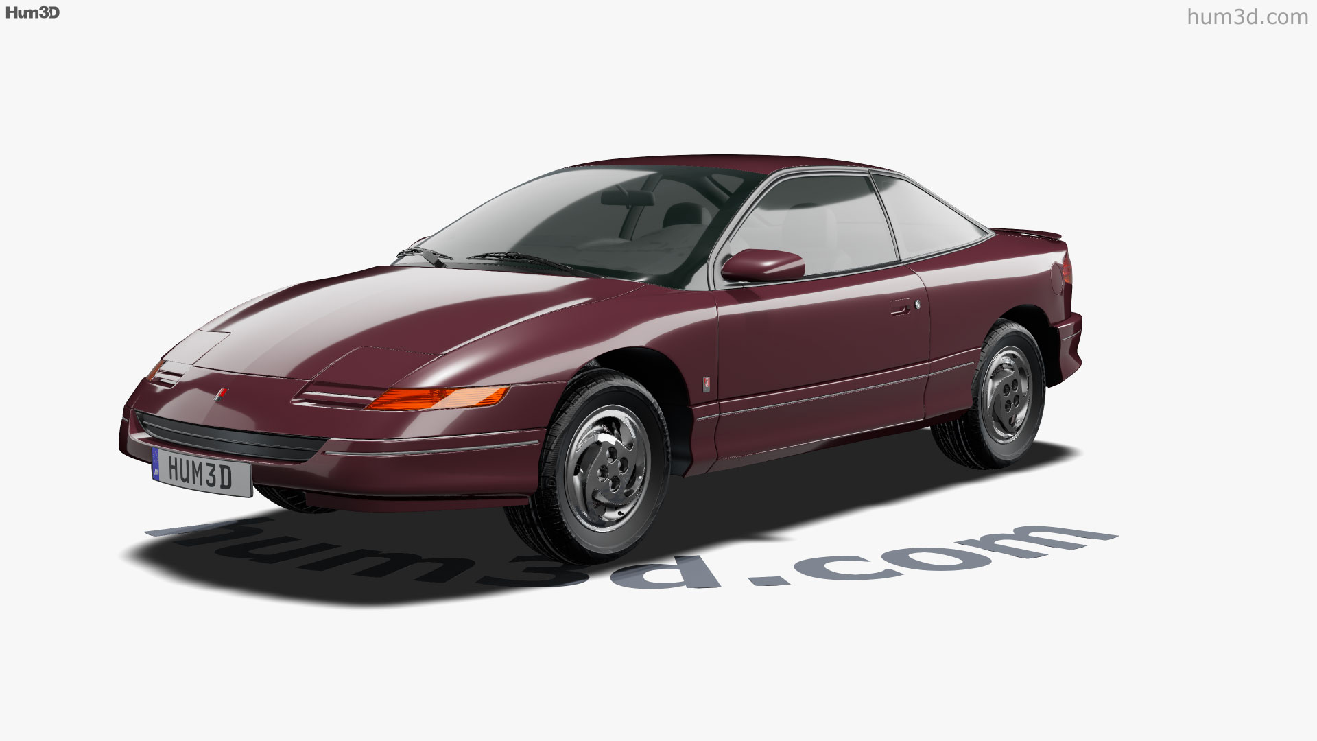 360 view of Saturn S-series SC2 1996 3D model - 3DModels store