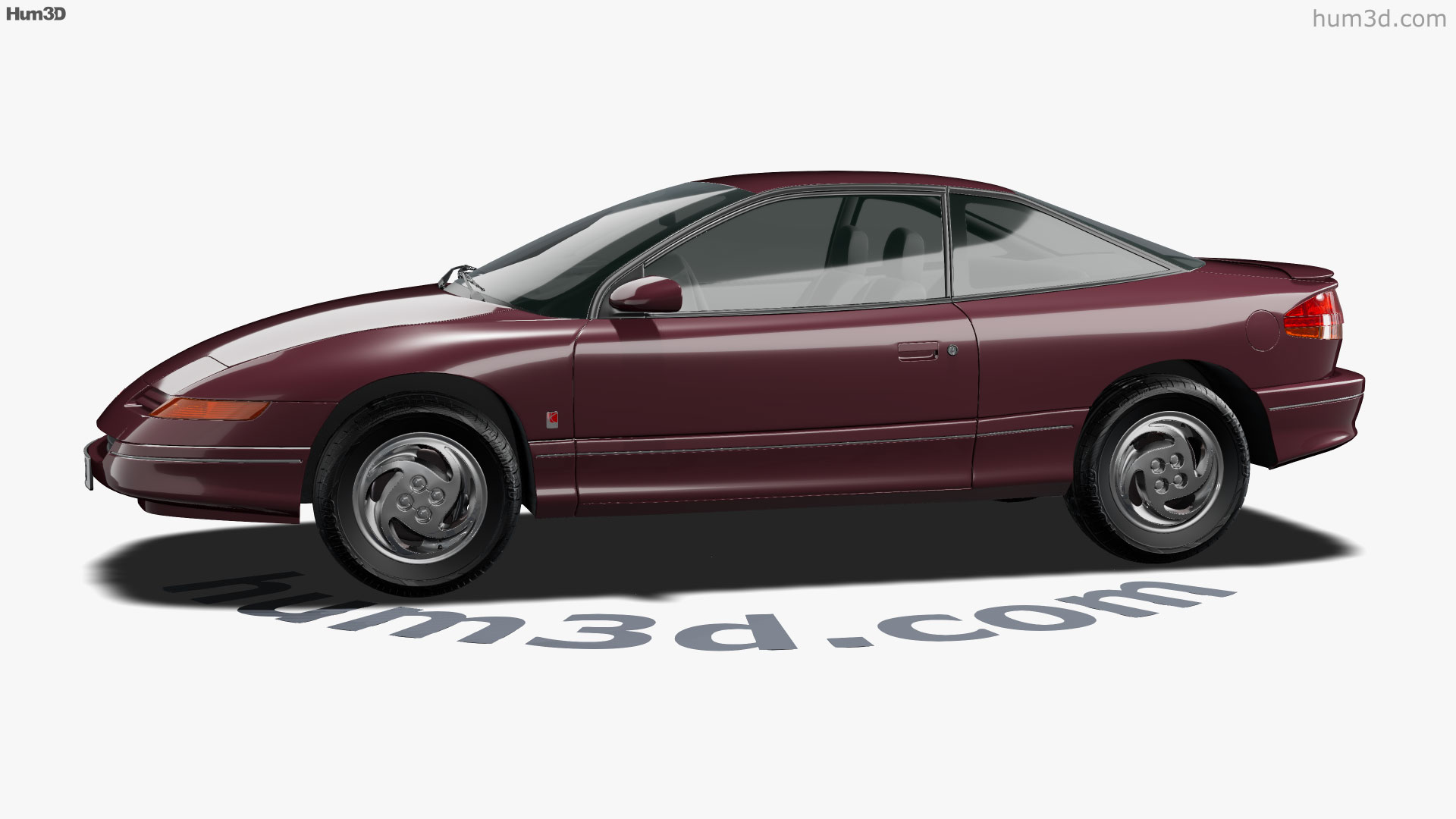 360 view of Saturn S-series SC2 1996 3D model - 3DModels store
