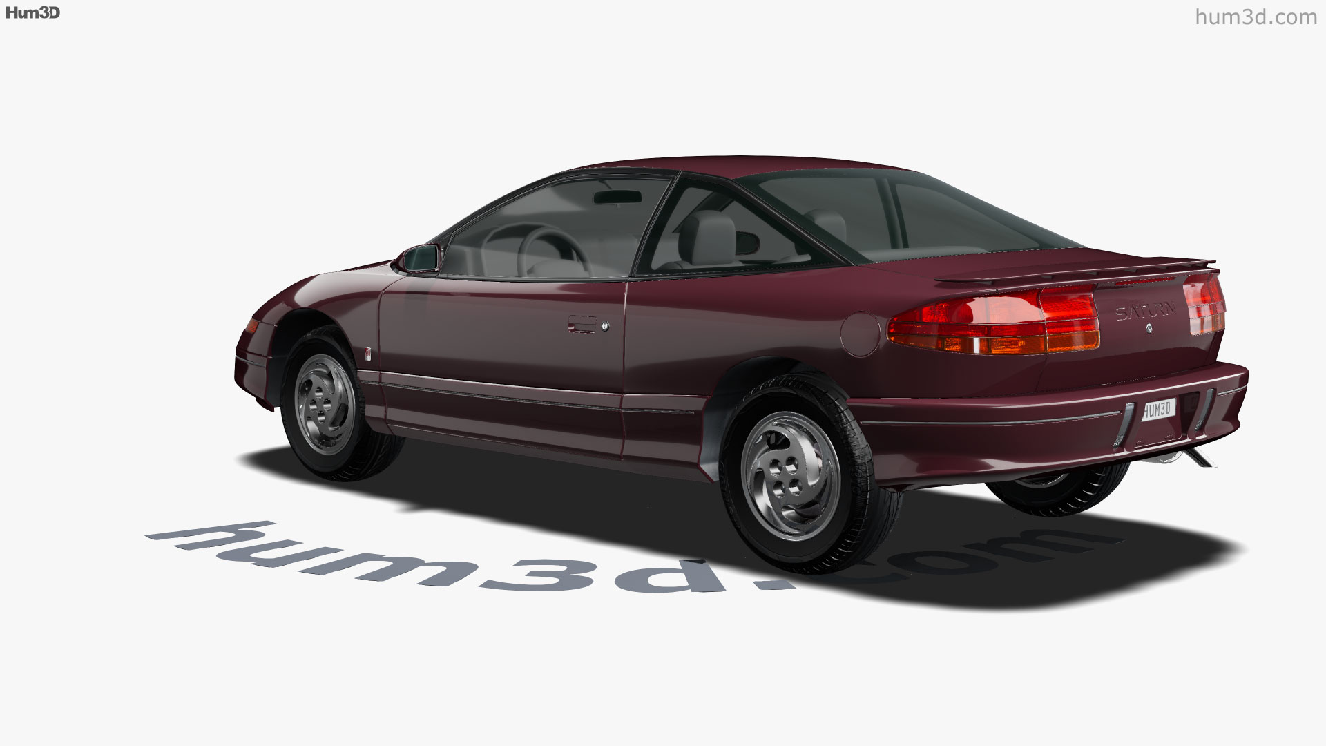 360 view of Saturn S-series SC2 1996 3D model - 3DModels store
