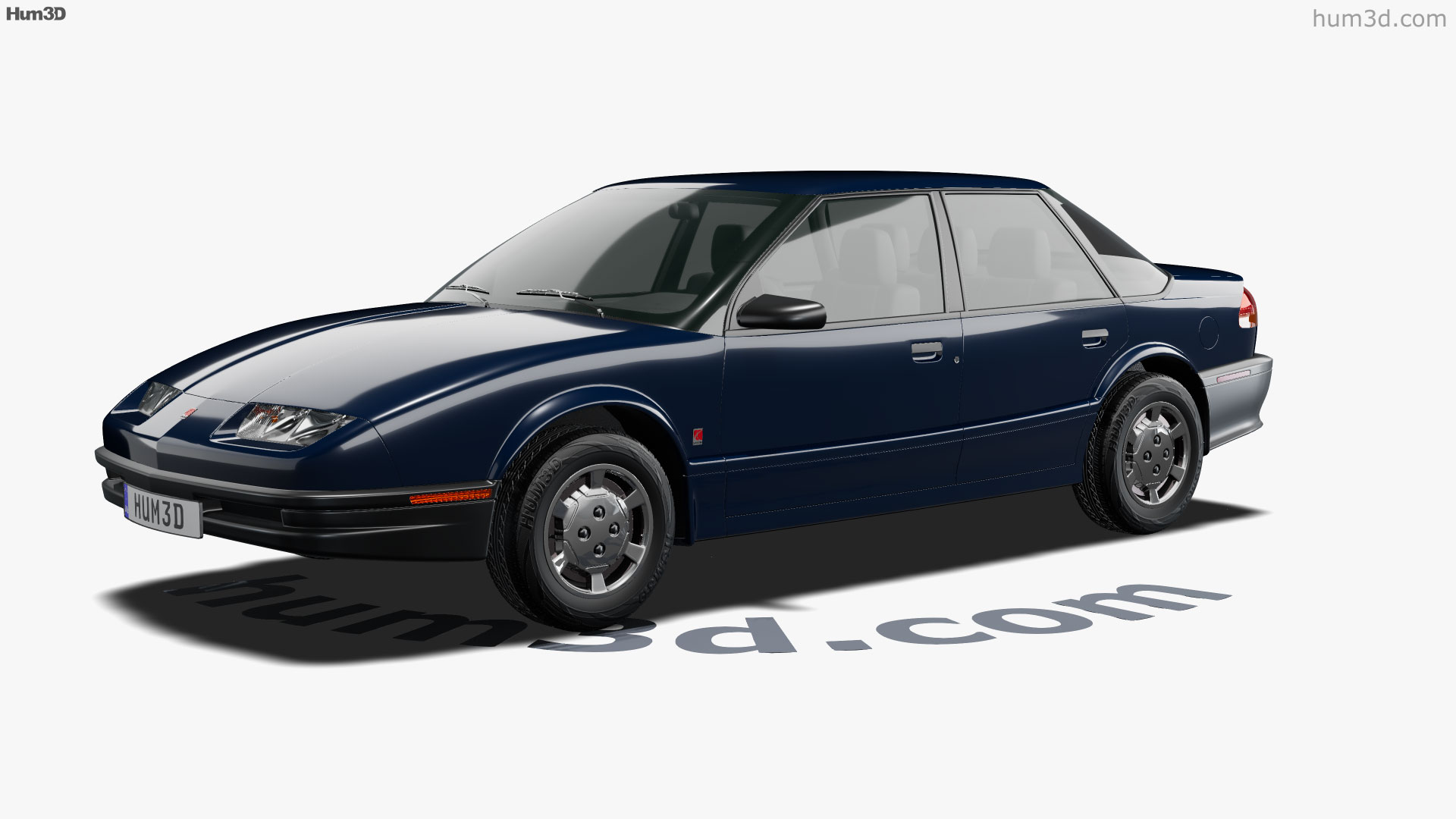 360 view of Saturn S-series SL 1995 3D model - 3DModels store