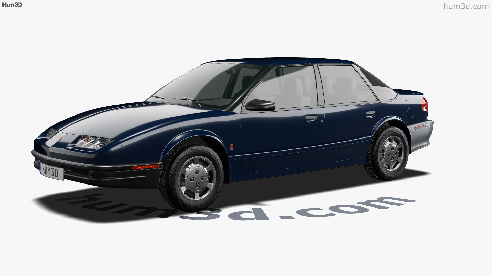 360 view of Saturn S-series SL 1995 3D model - 3DModels store