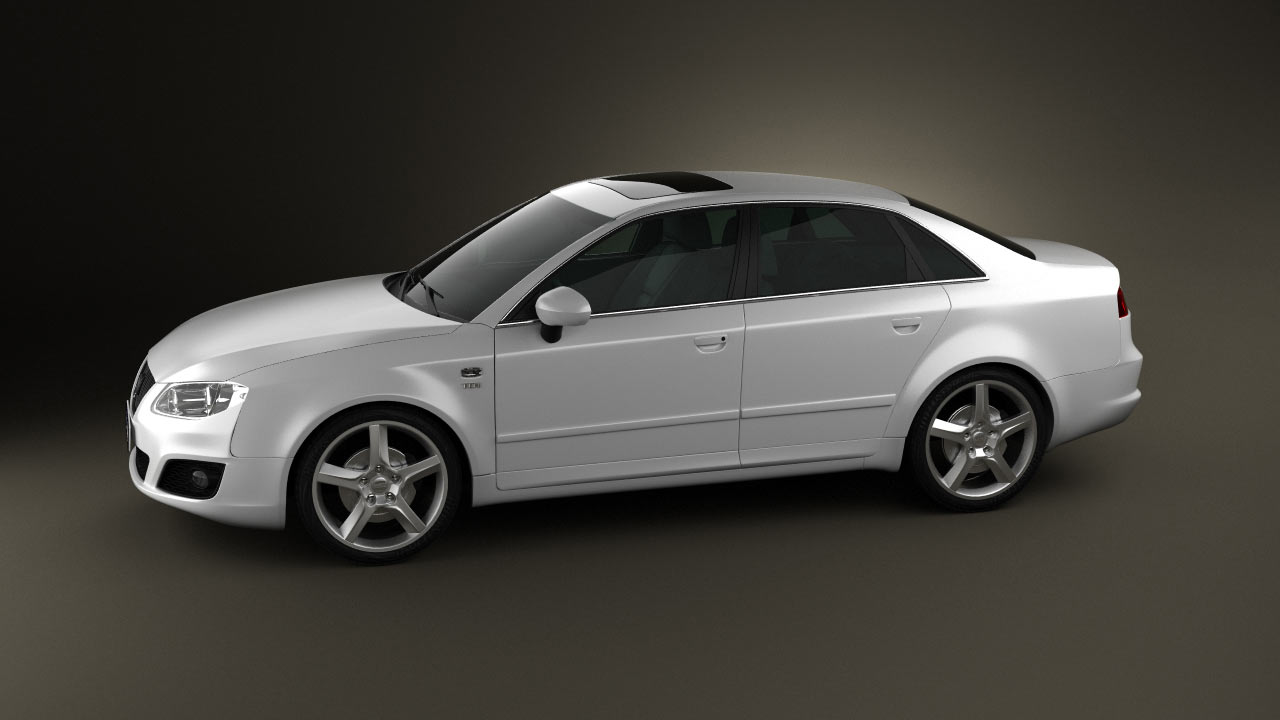360 view of Seat Exeo sedan 2014 3D model - 3DModels store