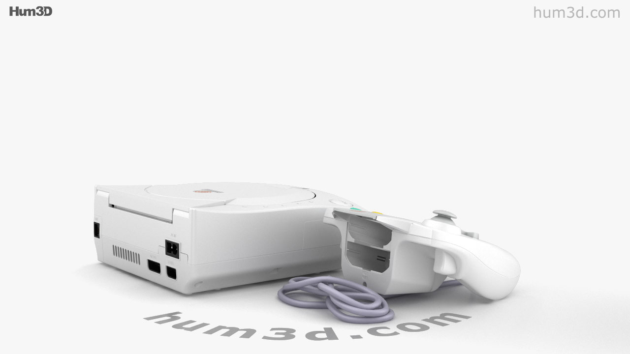 360 view of SEGA Dreamcast 3D model - 3DModels store
