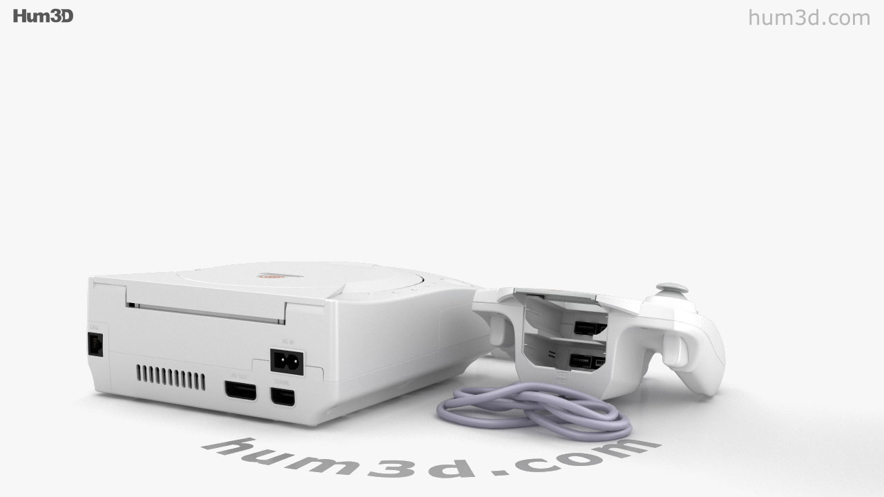 360 view of SEGA Dreamcast 3D model - 3DModels store