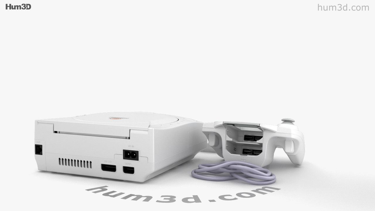 360 view of SEGA Dreamcast 3D model - 3DModels store